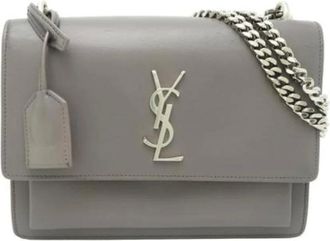 Saint Laurent Sac bandouli&egrave;re vintage Pre-owned - Femme - Pre-owned - Gris - Taille: ONE Size