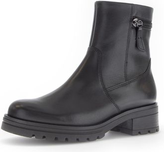 Gabor Damen Schn&uuml;rstiefeletten, Frauen Stiefeletten,uebergangsschuhe,uebergangsstiefel,rei&szlig;verschluss,Boots,schwarz (Micro),42.5 EU / 8.5 UK