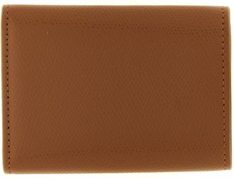 Fendi Two-Tone Leather with FF Logo Wallet - Camel