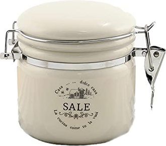 Tognana Dolce CASA, Pot de sel, c&eacute;ramique, Blanc