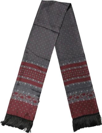 Dolce & Gabbana Homme, Accessoires, Multicolore, Taille: ONE Size Foulard &agrave; Franges &agrave; Motifs
