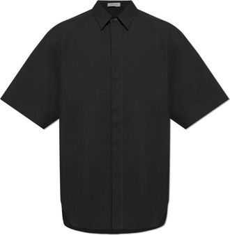 Fear of God Homme, Chemises, Noir, Taille: S Chemise Oxford &agrave; Manches Courtes