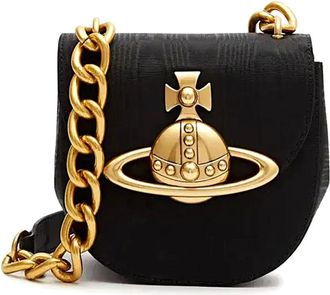Vivienne Westwood Femme, Sacs, Noir, Taille: ONE Size Jodie Saddle Bag