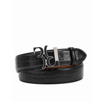 Billionaire Boys Club Lederg&uuml;rtel Crocco - - Accessories - Herren - Schwarzk - 100 CM