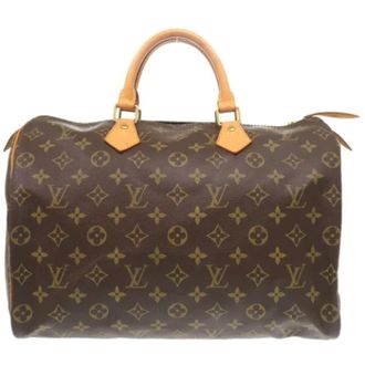 Louis Vuitton Pre-owned Tissu sacs-louis-vuitton - Femme - Pre-owned - Brun - Taille: ONE Size