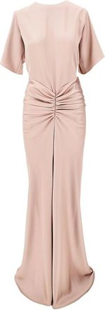 Andamane Femme, Robes, Rose, Taille: 38 FR Iris Satin Maxi Dress