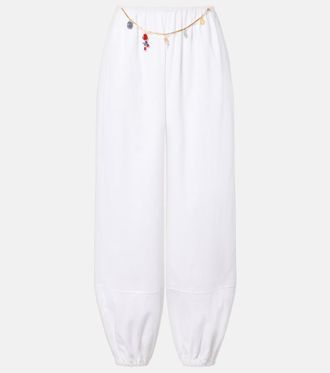 Stella McCartney Verzierte Hose aus Baumwolle