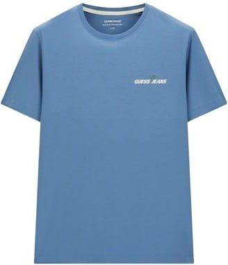 Guess T-shirt imprim&eacute; &agrave; col rond en coton