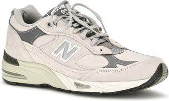 New Balance Suede and Nylon Mix Sneakers - Beige