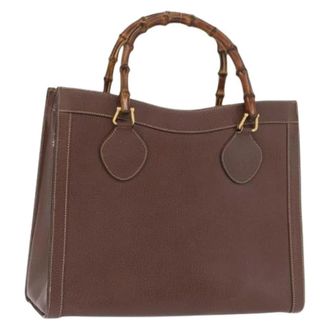 Gucci Sac &agrave; main vintage Pre-owned - Femme - Pre-owned - Brun - Taille: ONE Size