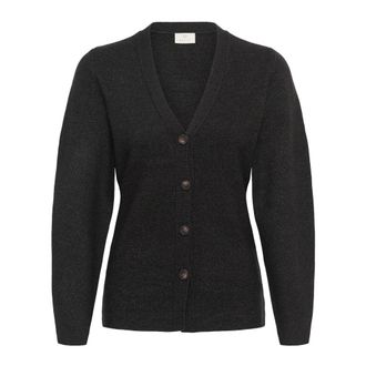 Kaffe Strickjacke - - Knitwear - Damen - Schwarzk - XL