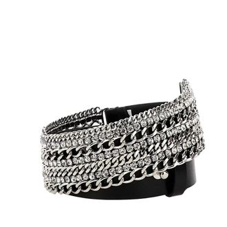 Guess Femme, Accessoires, Noir, Taille: XS Bijou Ceinture Femme Noire