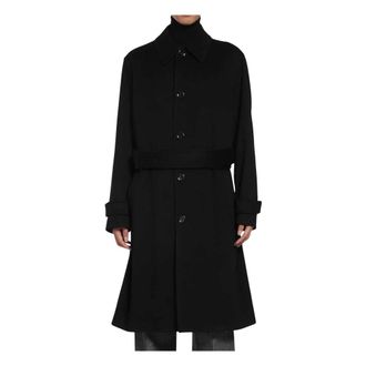 Lardini Kaschmir-Trenchcoat - - Coats - Herren - Schwarzk - XL