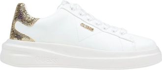 Guess Femme, Chaussures, Blanc, Taille: 36 EU Elbina Baskets