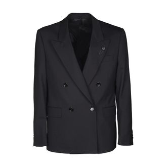 Lardini Herren, Jacken, Schwarzk, LGr&ouml;&szlig;e