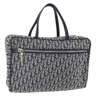 Dior Pre-owned Vintage Trotter Canvas Handtasche - - Pre-owned - Damen - Blau - ONE SIZE