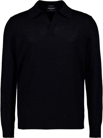 Strellson Herren Pullover schwarz unifarben