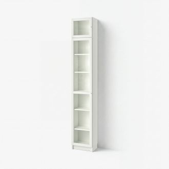 IKEA BILLY / OXBERG B&uuml;cherregal mit Glast&uuml;r