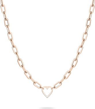 Liebeskind Liebeskind Berlin Damen Halskette LJ-1758-N-45 aus Edelstahl in IP Roségold