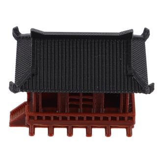 BESPORTBLE Homoyoyo Kleiner Kleiner Pavillon Dekoration aus Kunststein Asiatischer Mikrolandschafts Ornament f&uuml;r Aquarium Garten und Bonsai Vintage Tischdeko f&uuml;r