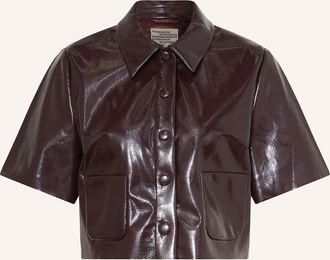 Baum Und Pferdgarten Baum Und Pferdgarten Hemdbluse Beth In Lederoptik rot