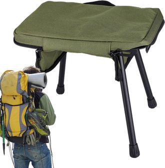 Generico Klappstuhl f&uuml;r Camping, leichter Sitz mit einer maximalen Gewichtskapazit&auml;t von 80 Kilogramm, Campinghocker, zusammenklappbar, f&uuml;r Garten, Strand, Wan