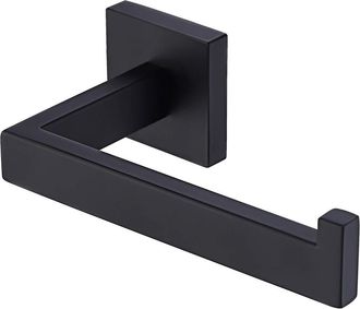 Kes Toilettenpapierhalter Schwarz Klopapierhalter Edelstahl SUS304 Klorollenhalter WC Papierhalter Toilettenpapier Halter Wand, A2572-BK