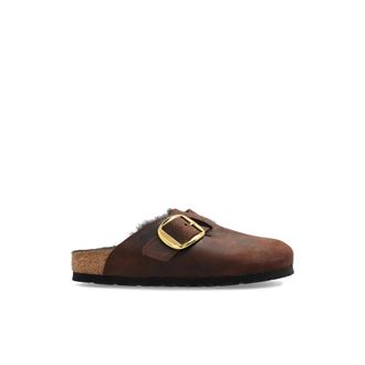 Birkenstock Boston Big Buckle Shearling - - Shoes - Damen - Braun - 36 EU