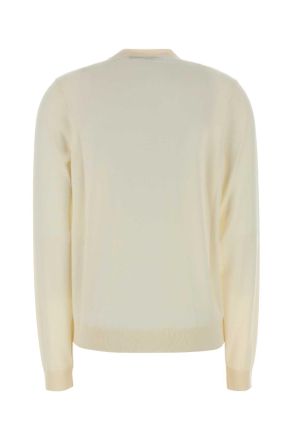 Gucci Womens Ivory Wool Cardigan Vanillawhite Exterior: Maglieria Sweater
