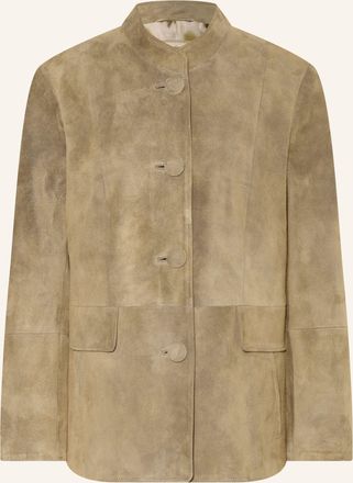 Meindl Lederjacke La Parisienne beige