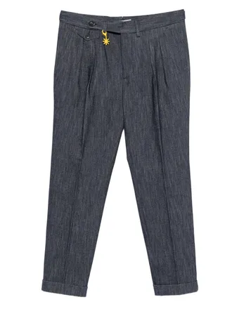Manuel Ritz pantalon &agrave; poches cargo - Bleu