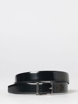 Dolce & Gabbana Ceinture r&eacute;versible en cuir de veau avec boucle logo