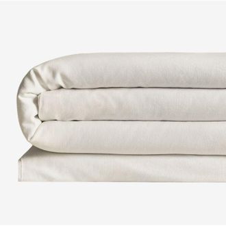 Sklum Housse de couette en lin 160 g/m&sup2; Sorana SKLUM Blanc