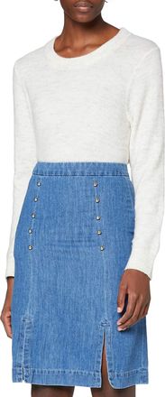 7 For All Mankind Womens Skirt Jeans, Light Blue, 23