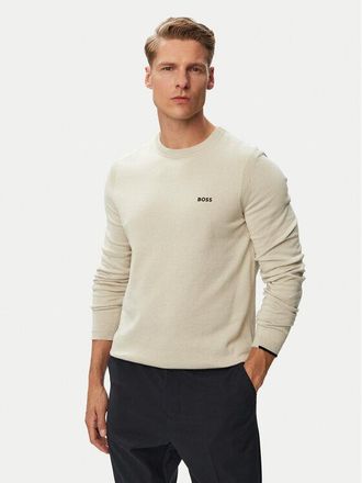 HUGO BOSS Pullover KN_Ever-X CN 50556145 Hellbeige Regular Fit