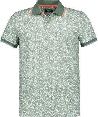 N.Z.A. Herren Polo-Shirt gr&uuml;n Baumwoll-Piqu&eacute;