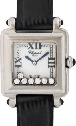 Chopard Montre Happy Sport Pre-owned - Femme - Pre-owned - Blanc - Taille: ONE Size