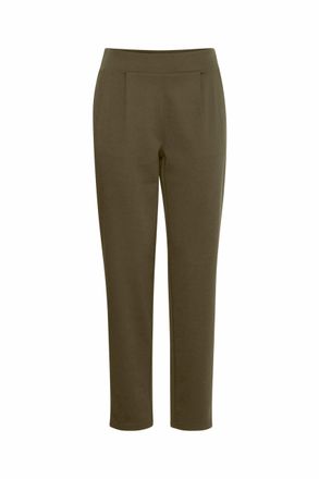 Ichi IHKate Damen Hose Stoffhose mit Bügelfalten Eingrifftaschen leicht elastisch Regular fit, Größe:XS, Farbe:Kalamata (190510)