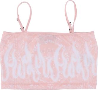 Vision Of Super Bandana Print &Auml;rmelloses Top Pink - - Tops - Damen - Rosa - S
