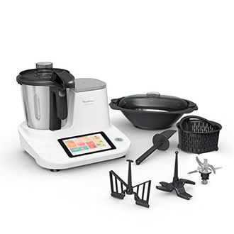 T-fal Moulinex Click & Cook Robot cuiseur avec balance cuisine int&eacute;gr&eacute;e, Puissance 1400 W, Capacit&eacute; 3,6 L, 32 fonctions, 10 programmes automatiques, Ecran n