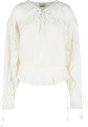 Isabel Marant Isabel Marant Blouse en coton blanc Nowana