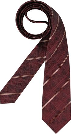 Olymp Herren Krawatte rot College-Streifen