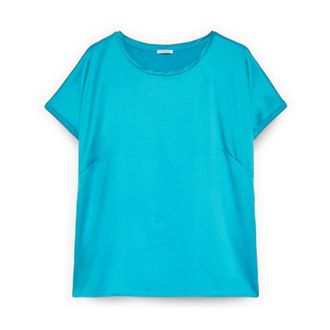 Fiorella Rubino Damen, Oberteile, Blau, XSGr&ouml;&szlig;e