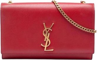 Saint Laurent Pre-owned Kate Crossbody Bag - Femme - Pre-owned - Rouge - Taille: ONE Size