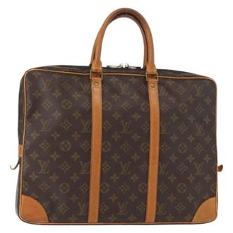Louis Vuitton Sac &agrave; main vintage en toile Pre-owned - Femme - Pre-owned - Brun - Taille: ONE Size