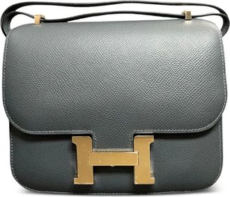 Hermès sac à bandoulière Constance 18 (2024) - Vert