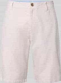 Tom Tailor Regular Fit Leinenshorts aus Leinen-Baumwoll-Mix