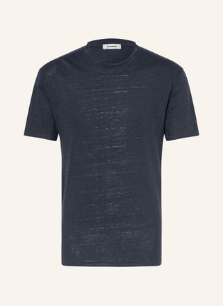 Sandro Sandro T-Shirt Aus Leinen blau