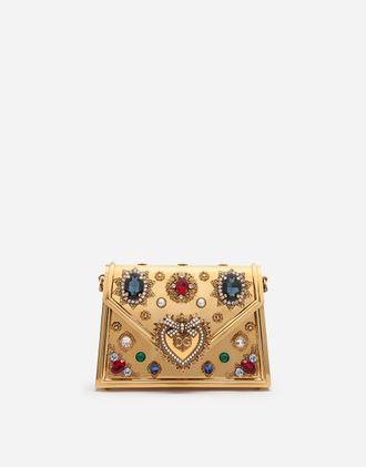 Dolce & Gabbana Kleine Devotion Metall-tasche Mit Schmuck - Frau Schulter- Und Umh&auml;ngetaschen Mehrfarbig Onesize