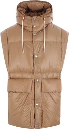 Jil Sander Weste aus Gänsedaunen - Nude